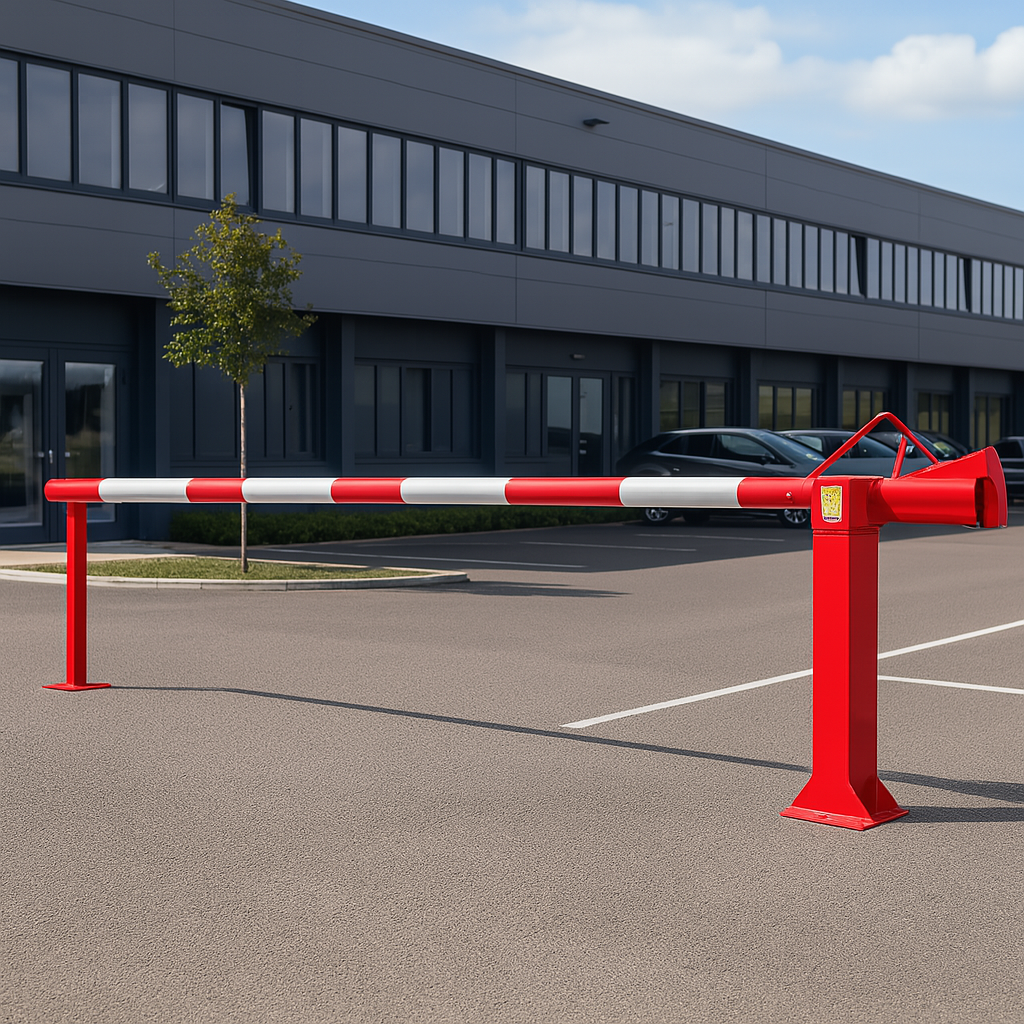 SecureGuard™ Manual Arm Barrier (3–8 Metres) — Heavy-Duty Access Contr