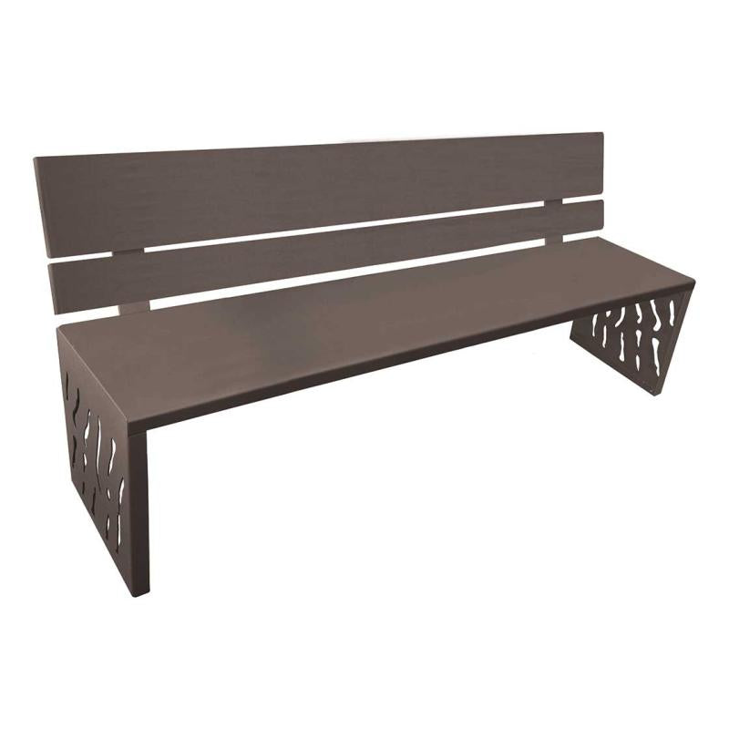 Venice Steel Seat Contemporary Design for Green Spaces